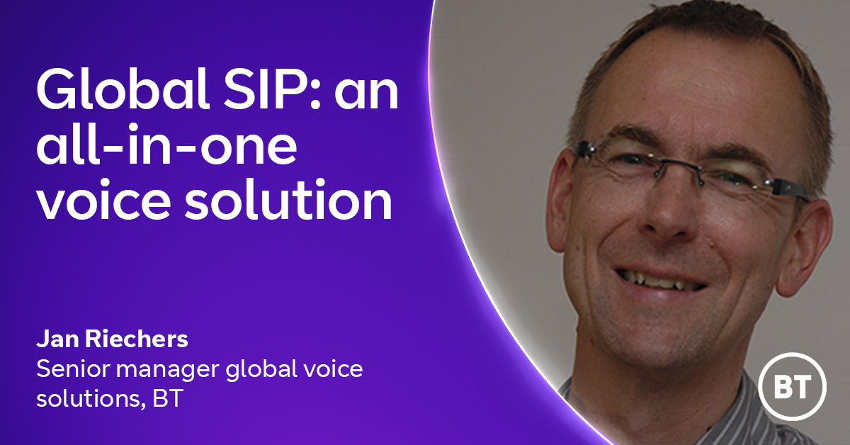 Global SIP: an all-in-one voice solution | BT