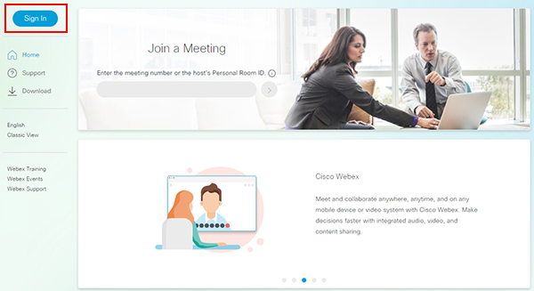 Getting started with Webex Meetings | BT for global business